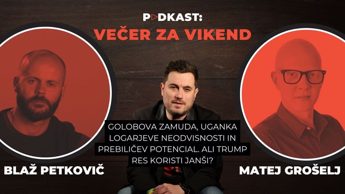 (VIDEO) Večer za vikend: Golobova zamuda, uganka Logarjeve neodvisnosti ...